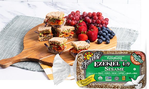 Ezekiel 4:9 Sesame Sprouted Whole Grain Bread | Food For Life