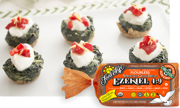 Baked Spinach Dip Canapes | Food For Life | Healthy Recipes